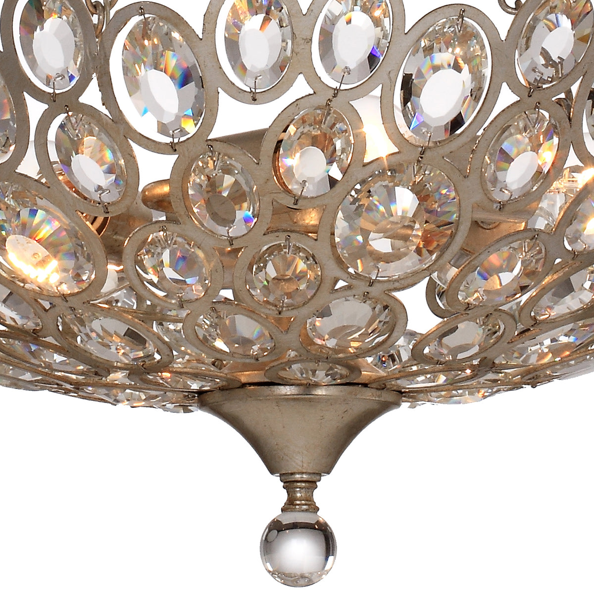 Jewel 24.25'' Five Light Chandelier, Distressed Gold by Francis Millar